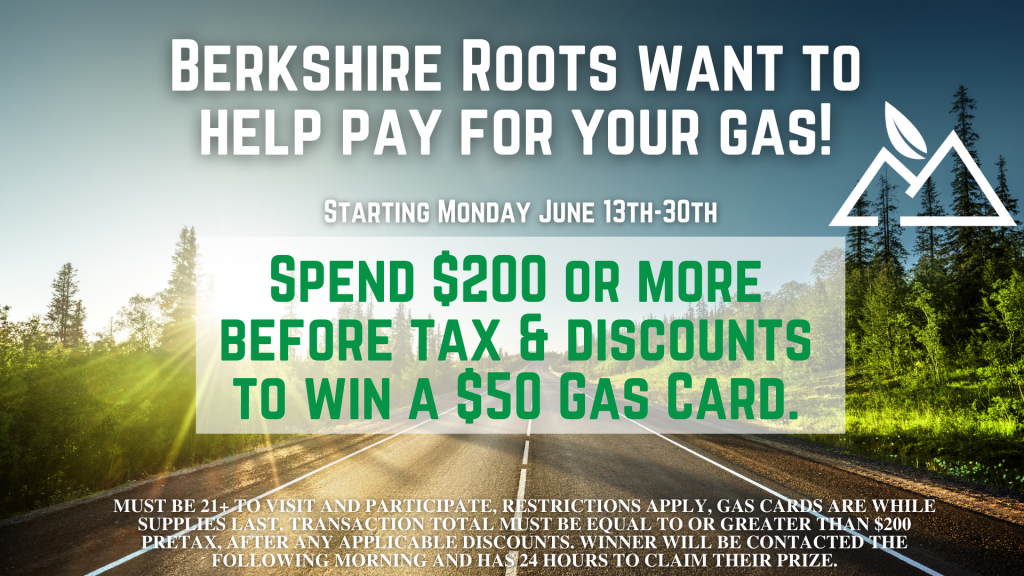 Berkshire Roots Wants To Help Pay For Your Gas! - Just The Berkshires